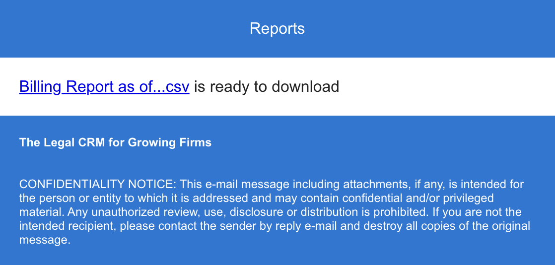 Invoice Billing Report - Billing History and Accounts Receivable ...